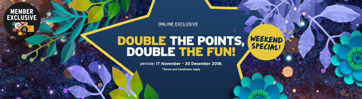 Double Points Every Weekend