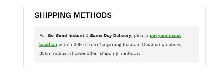 Delivery | Go Send | The Body Shop® Indonesia